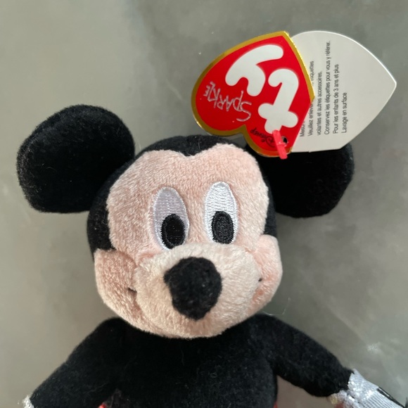Disney | Toys | Ty Sparkle Mickey Mouse 8 Plush Disney Toy | Poshmark